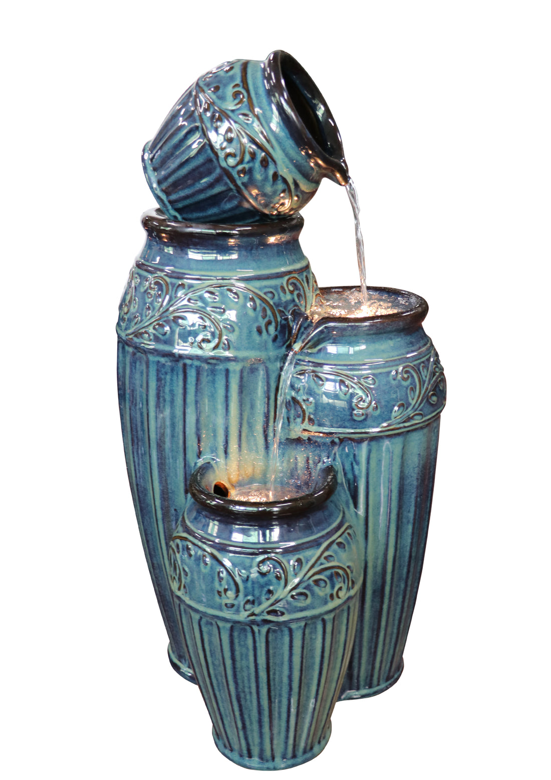Glazed Ceramic Outdoor Indoor Water Fountain
