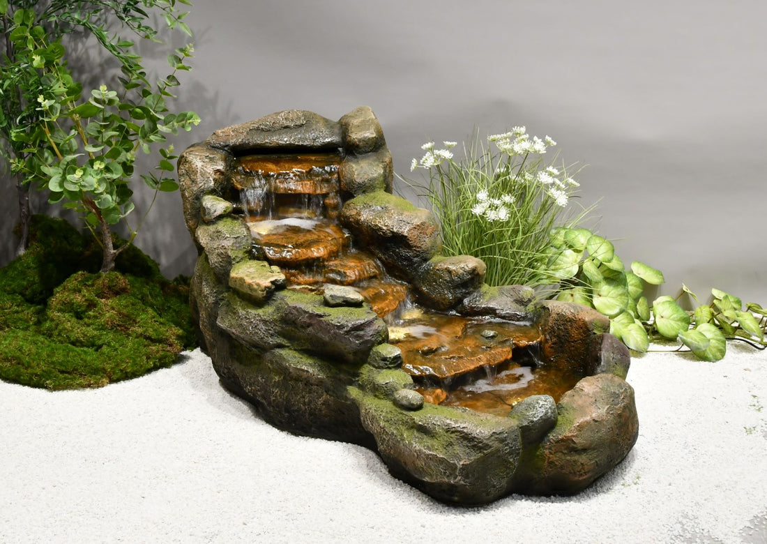 Rock Water Feature | Cascading Rock Fountain